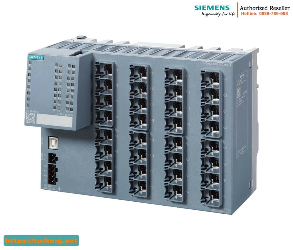 Switch quản lý Layer 2 SCALANCE XCM332 6GK5332-0GA01-2AC2 - Thiết bị tự ...