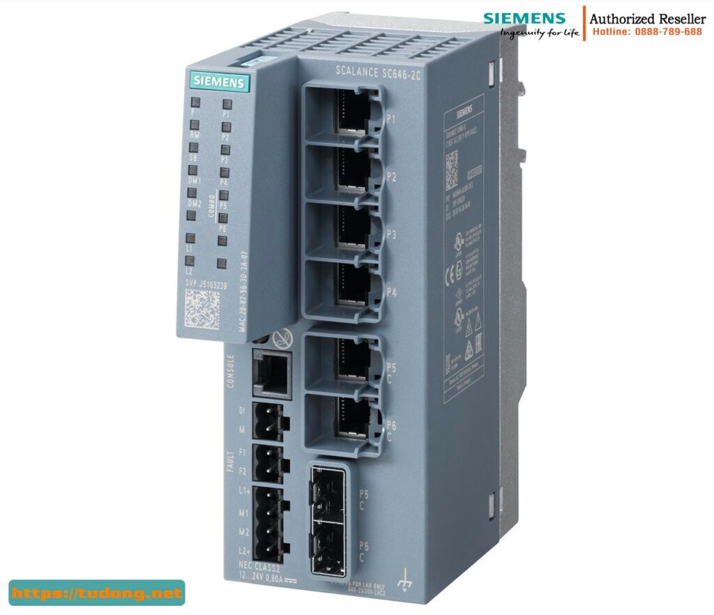 Thiết Bị Bảo Mật Công Nghiệp 6GK5646-2GS00-2AC2 SCALANCE SC646 - Thiết ...